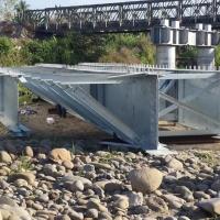 China Heavy Duty Welded Steel Bridge 50m Span S355 Q355 Low Carbon Structure for Transportation Projects for sale