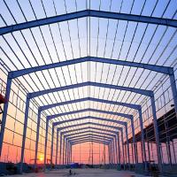 China Heavy Steel Structure Prefabricated Industrial Storage Building 50m Span 10m Eave Height Metal Frame Kit for sale