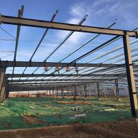 China Prefab Heavy Steel Structure Building For Office Hotel With Welding Cutting Services for sale