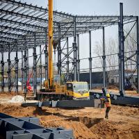 China High Strength Prefabricated Steel Structure Warehouse Panels For Logistics Warehouse Building for sale
