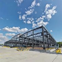 China Large Span Workshop Prefab Light Steel Structure Warehouse Poultry House Steel Shed Hangar for sale
