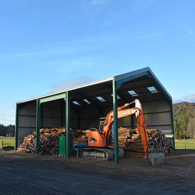 China Prefabricated Steel Frame Farm Building for Livestock Storage 50 Year Life for sale
