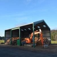 China Prefabricated Steel Structure Warehouse Industrial Metal Building Q355 H Beam 10 Year Warranty for sale