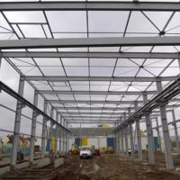China ASTM A36 Q355B Prefab Steel Structure Building for Large Office Factory Workshop for sale