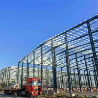 China Large Span Steel Structure Heavy Duty Industrial Factory Warehouse Workshop Building for sale