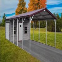 China 20x30ft RV Parking Carport Metal Shelter Garage Kit Q235B Steel 150km/h Wind for sale