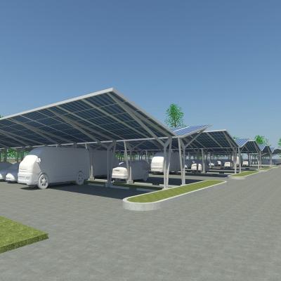 China Mobile Metal Garage Carport Storage Shed Q235B Steel Quick Assembly 6m Span for sale
