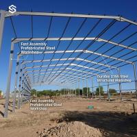 China ASTM A36 Carbon Steel Structure Building Seismic Resistant H Beam Frame Construction Workshop Peru for sale