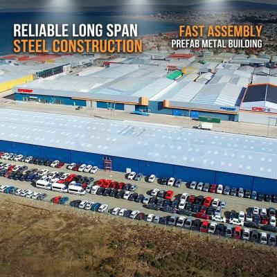 China ASTM A36 Seismic Grade 8 Steel H Beam Frame Building Structure for Chile Market for sale