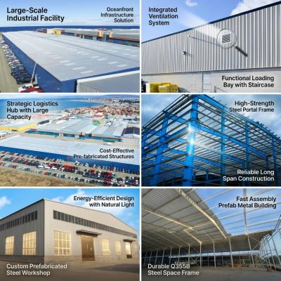 China Wind Grade 12 ASTM A36 Carbon Steel Structure Building H Beam Frame Construction Warehouse NZ for sale