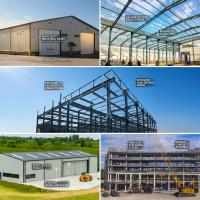 China Fast Bolt Assembly Steel Warehouse Building Prefabricated Kit Quick Site Installation Africa Distribution for sale