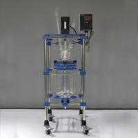 China Brake Type Universal Corner Wheel Glass Reactor with 50-600 Speed and High Borosilicate Glass for Lab Experiments for sale