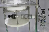 China Single Layer Glass Reactor 3.3 Borosilicate Laboratory Chemical Synthesis Vessel with Overhead Stirrer for sale
