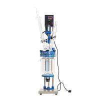 China 0.25L-3L Laboratory Chemical Reactor with High Borosilicate Glass 3.3 and Thermal Oil Heating Stirred Tank Reactor at 50-600 Rpm/min for sale