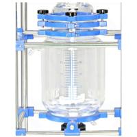 China 5L Laboratory Jacketed Chemistry Glass Batch Reactor for sale