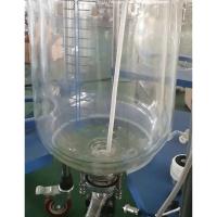China 10L-50L Explosion-Proof Glass Reactor with High Borosilicate Glass 3.3 and Thermal Oil Heating for sale