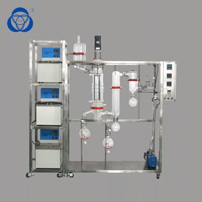 China High Pressure 5L Short Path Molecular Distillation Kit with 80-200mm Barrel Diameter and 120W Motor Power for sale