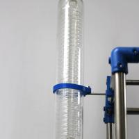 China Semi-Automatic Jacketed Glass Reactor with Vacuum Degree -0.098MPa and Stainless Steel Frame for sale