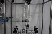 China High Precisional Cohol Distiller Kit with 0.1-0.25m² Evaporation Area and 220V Motor Power for Molecular Separation for sale