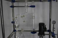 China 304 Stainless Steel Semi Automatic Glass Reactor with 0.098MPa Vacuum for Lab Crystallizer for sale