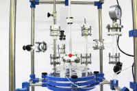 China Photochemical UV Jacketed Glass Reactor 254nm Quartz Immersion Well 20L Photo Synthesis for sale