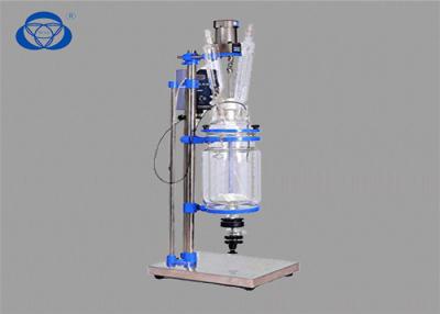 China Mini Single Layer Chemical Glass Reactor 3L-200L Capacity with 304 Stainless Steel and 0.098Mpa Vacuum for sale