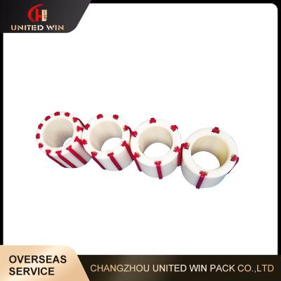 China Adhesive Tape Slitting Machine Spare Parts 76mm Plastic Roller Holder Shaft Sleeve Bushing for sale