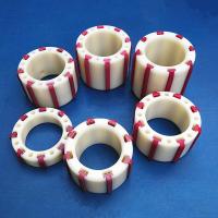 China Adhesive Tape Slitting Machine Spare Parts 76mm Plastic Roller Holder Shaft Sleeve Bushing for sale