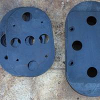 China Cylindrical Gear Bag Cast Iron Gear Slitting Heavy Machinery Spare Parts for sale