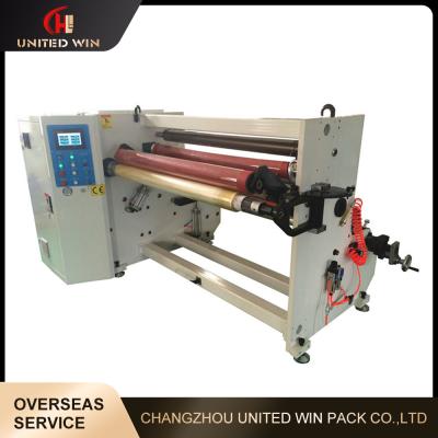 China Single Shaft Tape Rewinding Machine PE PET BOPP Masking Release Paper for sale