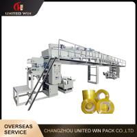China Automatic Adhesive BOPP Tape Coating Machine Mechanical Speed 5-180mpm for sale