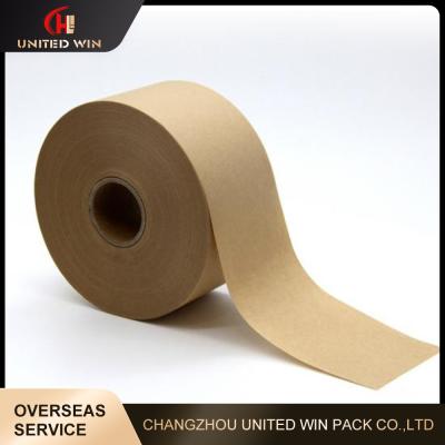 China Environment Friendly Kraft Paper Tape 5.9mils Starch Glue 70G/M2 for sale