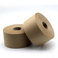 China Environment Friendly Kraft Paper Tape 5.9mils Starch Glue 70G/M2 for sale