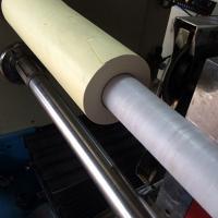 China Fully Automatic Tape Jumbo Roll Cutting Machine Double Shaft PVC OPP PE Kraft Paper Tape for sale