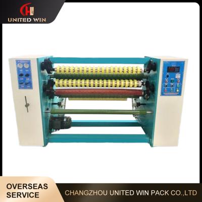 China OPP Sealing Tape Slitting Machine Automatic Feeding Device 180m/min for sale