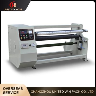 China Self Adhesive Tape Rewinding And Slitting Machine PVC Paper Film Cellophane Aluminum Foil for sale