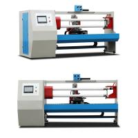 China Double Shaft Automatic Cutting Rewinding Machine For Mara Tape PE Protective Film Copper Aluminum Foil for sale