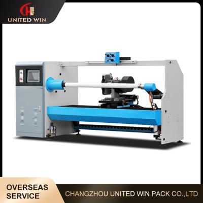 China Single Shaft Release Paper Cutting And Rewinding Machine Masking PVC PET Duct Foam Polyester Film Tape for sale