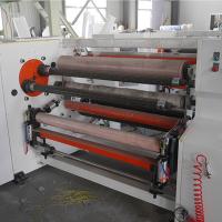 China Double Shaft Exchange Tape Rewinding Machine BOPP Jumbo Roll Packing Tape for sale