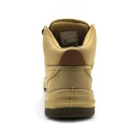 China PU Sole Electrical Safety Shoes Yellow Canvas Steel Toe Shoes Industrial for sale