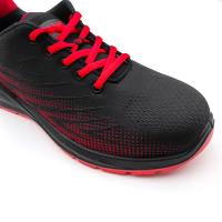 China Construction Safety Shoes With Steel Toe / Breathable Flyknit Safety Shoes for sale