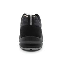 China Black Steel Toe Work Shoes Fly Knit / Anti Smashing Safety Shoes for sale