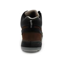 China Heavy Duty Steel Toe Work Boots Brown Pu Leather Boots Industrial for sale