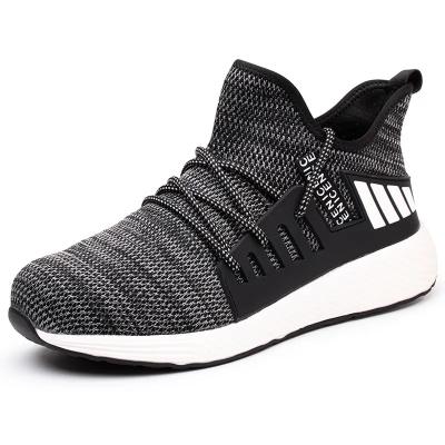 China Stylish / Lightweight Steel Toe Sneakers Comfortable Slip Resistant Shoes for sale