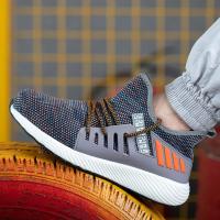 China Stylish / Lightweight Steel Toe Sneakers Comfortable Slip Resistant Shoes for sale