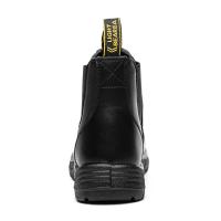 China Genuine Leather Steel Toe Work Boots Slip Resistant Smooth Leather Boots S3 for sale