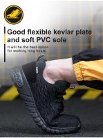 China Sport Steel Toe Mens Work Boots , Breathable Labor Protection Shoes For Security Work for sale