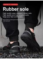 China Mens Casual Steel Toe Shoes , Sport Style Safety Shoes For Men Work for sale