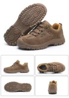 China Kevlar Plate Welding Safety Shoes Brown Safety Work Boots Steel Toe for sale