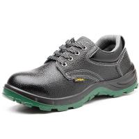 China Microfiber Industrial Safety Shoes Iron Toe Black Pu Boots Unisex for sale